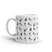 FRENCHIE MUG: Cute French Bulldog on White Glossy Ceramic Mug. Art by ...