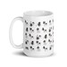 FRENCHIE MUG: Cute French Bulldog on White Glossy Ceramic Mug. Art by ...