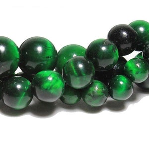 Top Grade Green Tiger Eye Stone 4mm 6mm 8mm 10mm 12mm Wholesale Round ...
