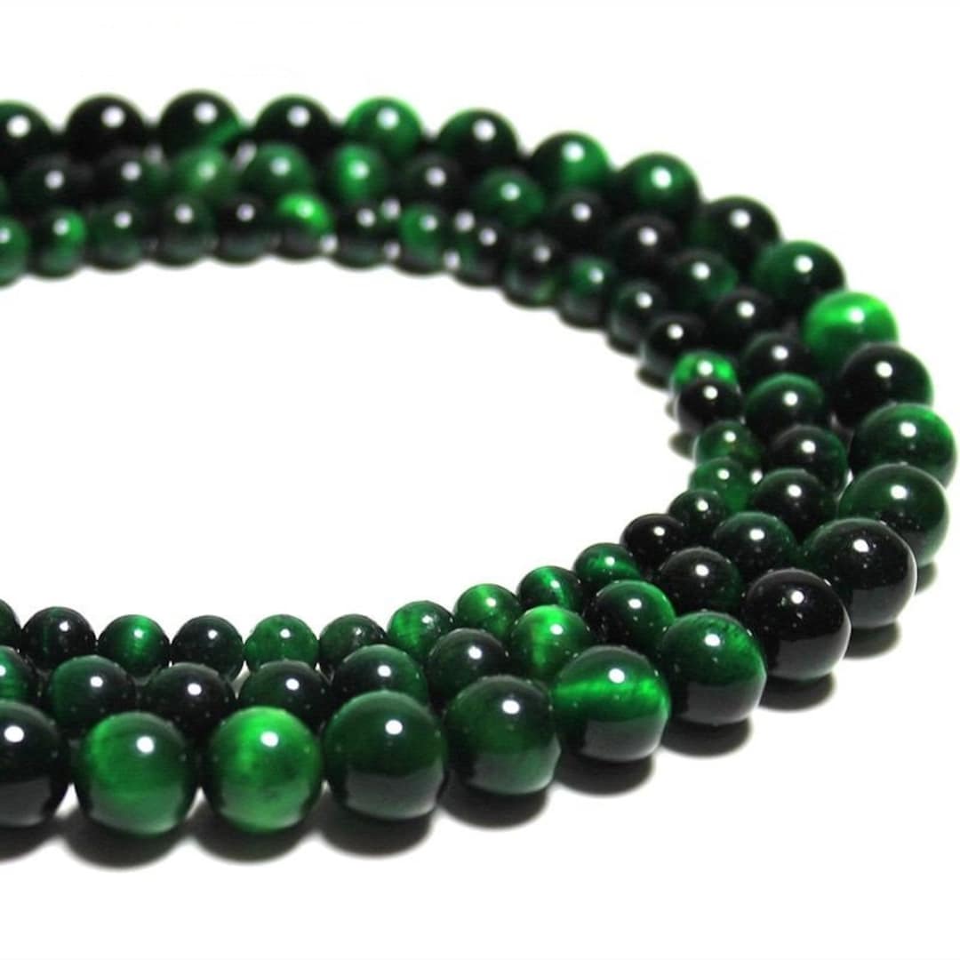 Top Grade Green Tiger Eye Stone 4mm 6mm 8mm 10mm 12mm Wholesale Round ...