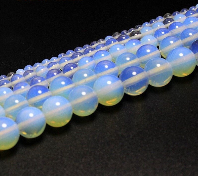 Round Opal Natural Stone Beads 4mm 6mm 8mm 10mm 12mm 15 Inches - Etsy