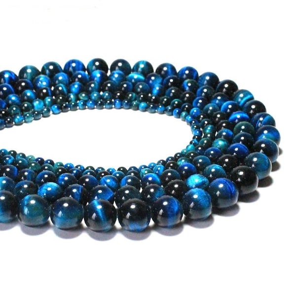 Blue Tiger Eye Stone - Etsy