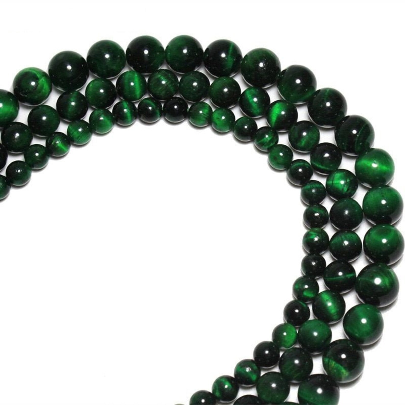 Top Grade Green Tiger Eye Stone 4mm 6mm 8mm 10mm 12mm - Etsy