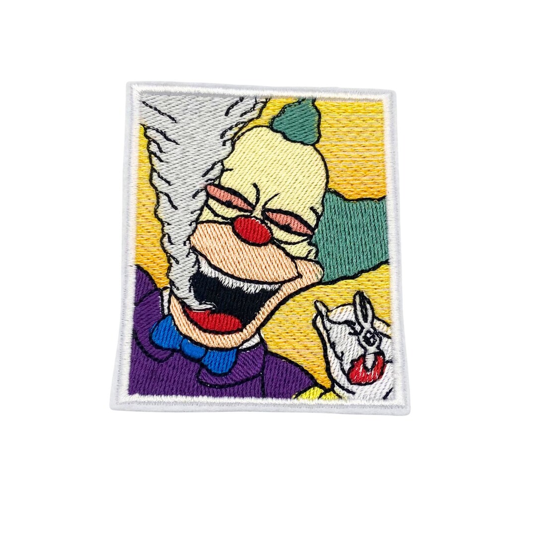 420 Clown Iron on Patch, High Clown, Klown, Krusty, Humor, Art ...