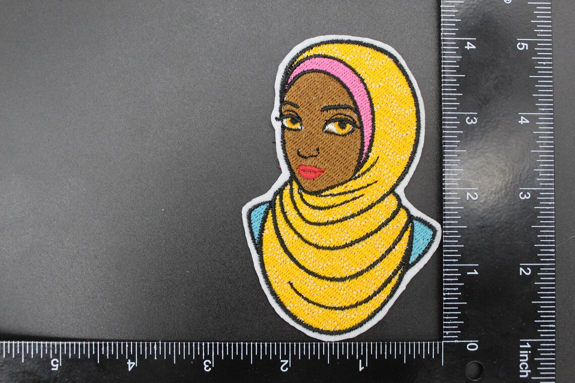 Muslim Woman Iron on Patch Hijab Patch Iron on Patch Patch - Etsy