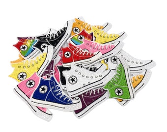 Converse All Star Logo Embroidery Design Patch Iron On - Etsy