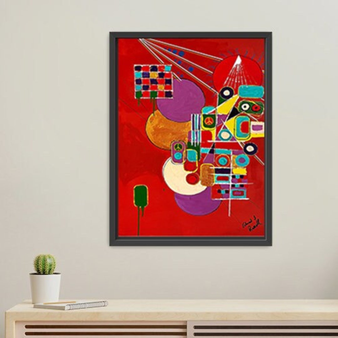 Peace Be With You, Canvas Prints, Abstract Wall Art, Modern Art ...
