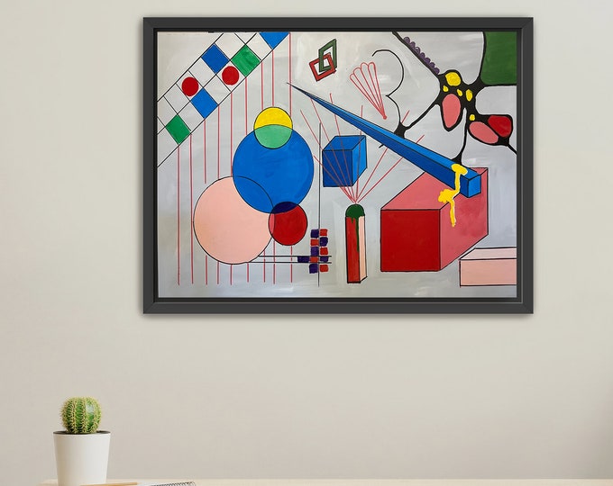 Harmonic Abstraction: Kandinsky-inspired Art Matte Poster - Etsy
