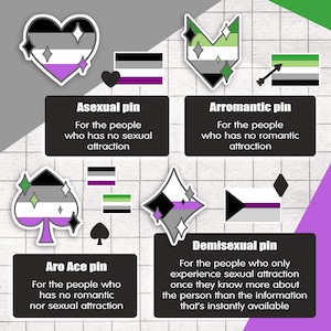 Pride Enamel Pins (achillean, Sapphic, Bi, Trans, Nb, Ace, Aro, Aro-ace ...