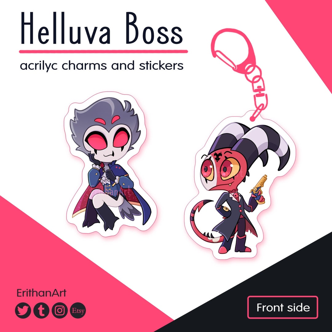 Helluva Boss Charms and Stickers - Etsy