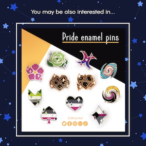 Pride Enamel Pins: Lesbian, Gay, Ace, Aroace and Bi - Etsy