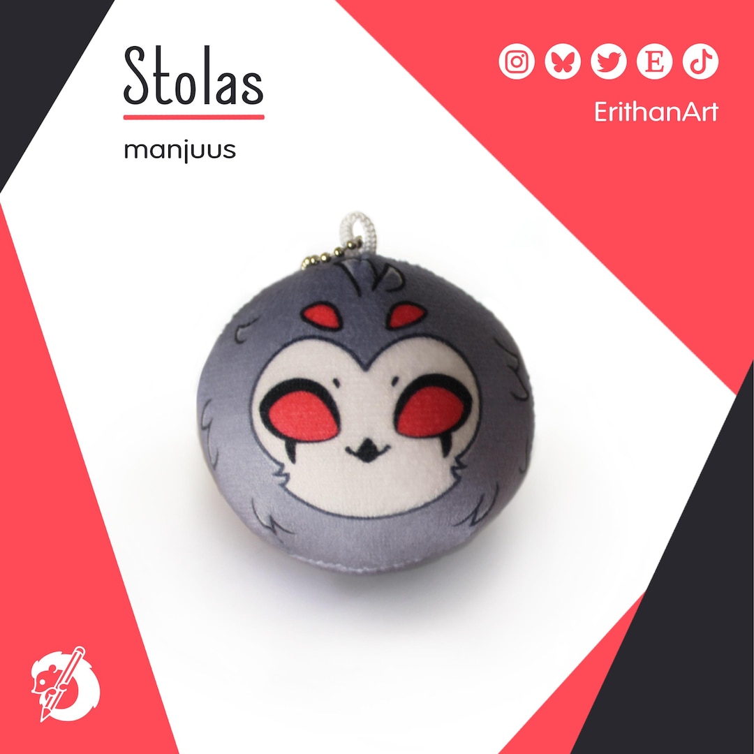 Stolas Manjuu / Omanjuu / Plush Charms - Etsy