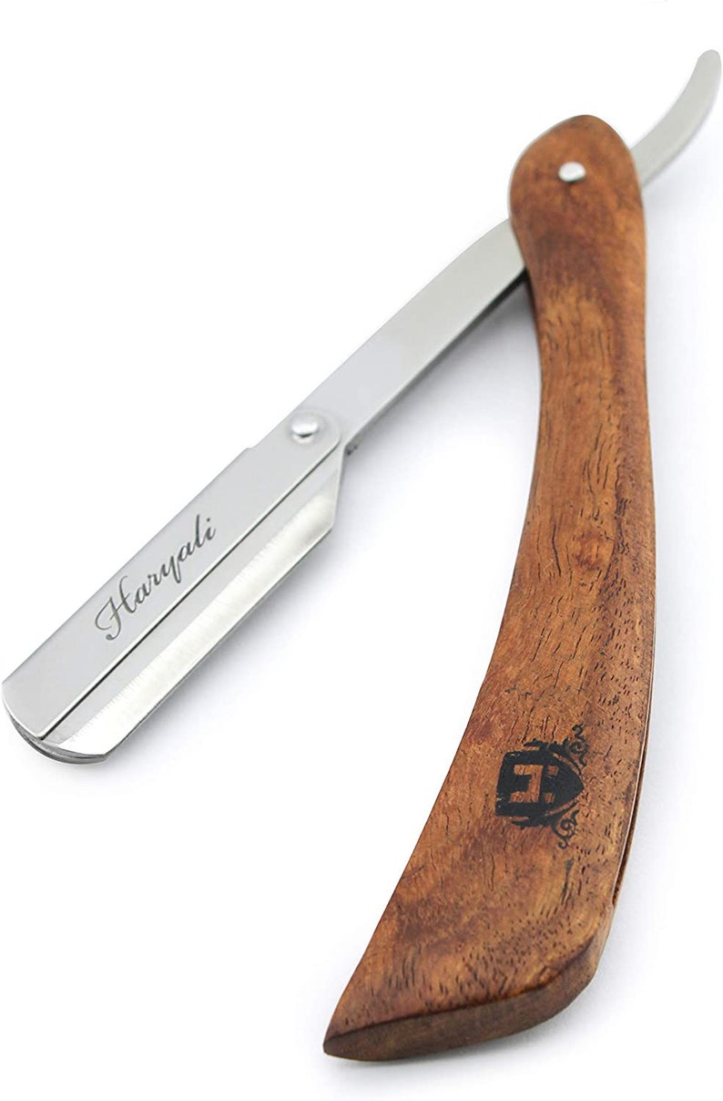 Old School Straight Cut Throat Shaving Barber Razor Folding - Etsy