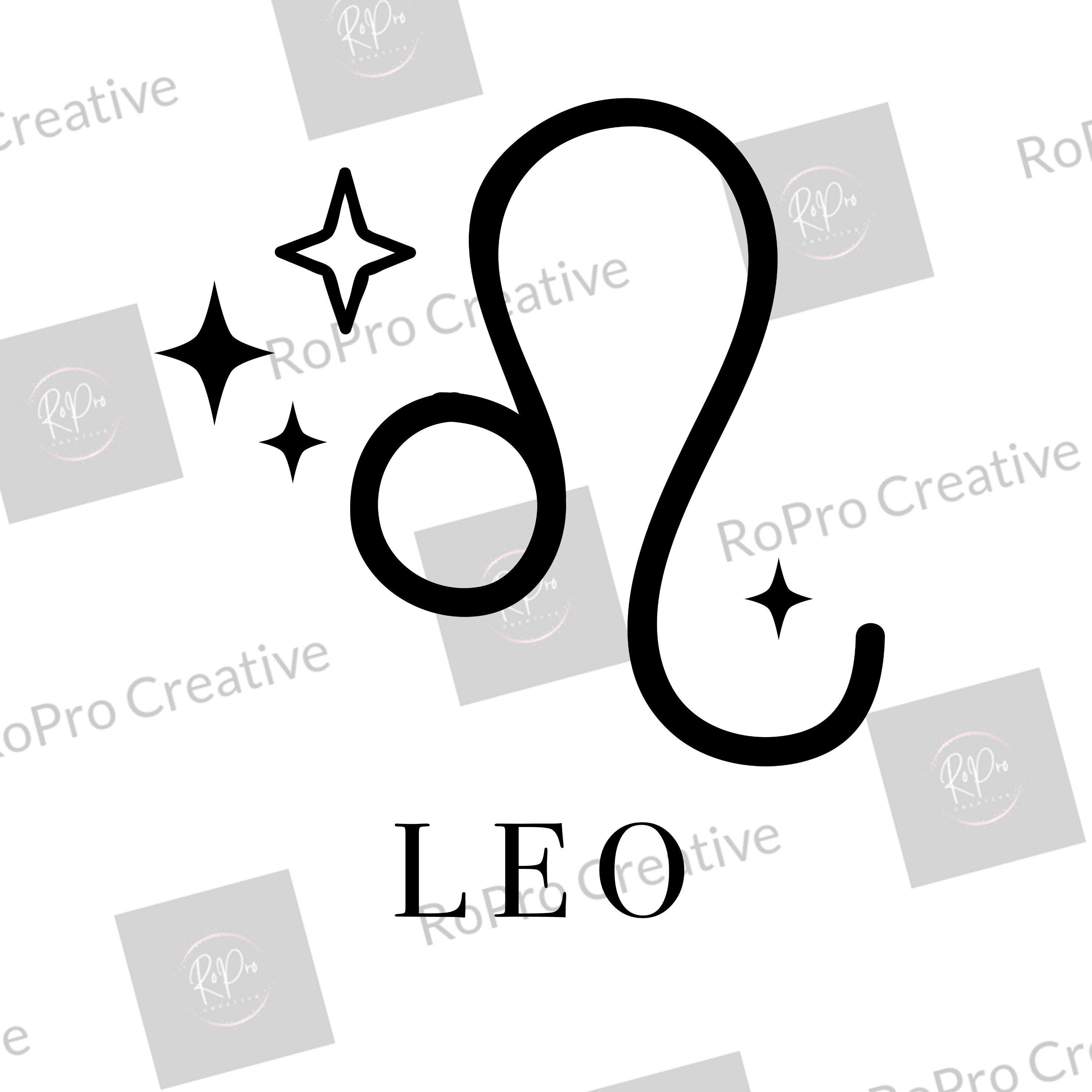 Leo Decal, Leo Car Decal, Leo Sticker, Horoscope Decal, Gift for Her ...