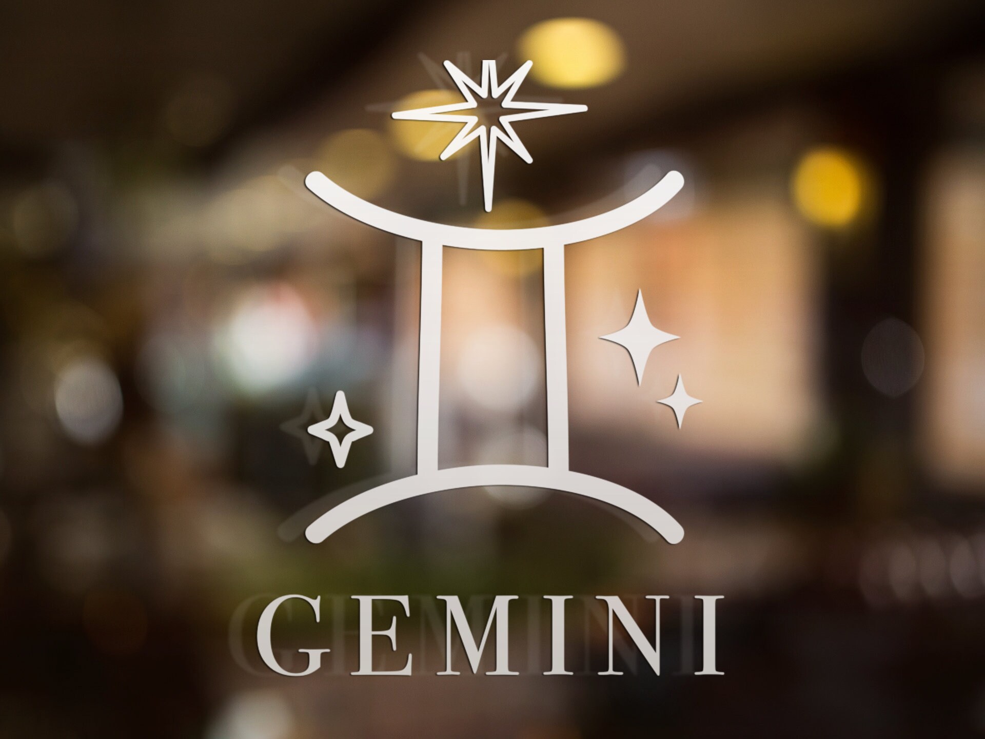 Gemini Decal, Gemini Car Decal, Gemini Sticker, Horoscope Decal, Gift ...