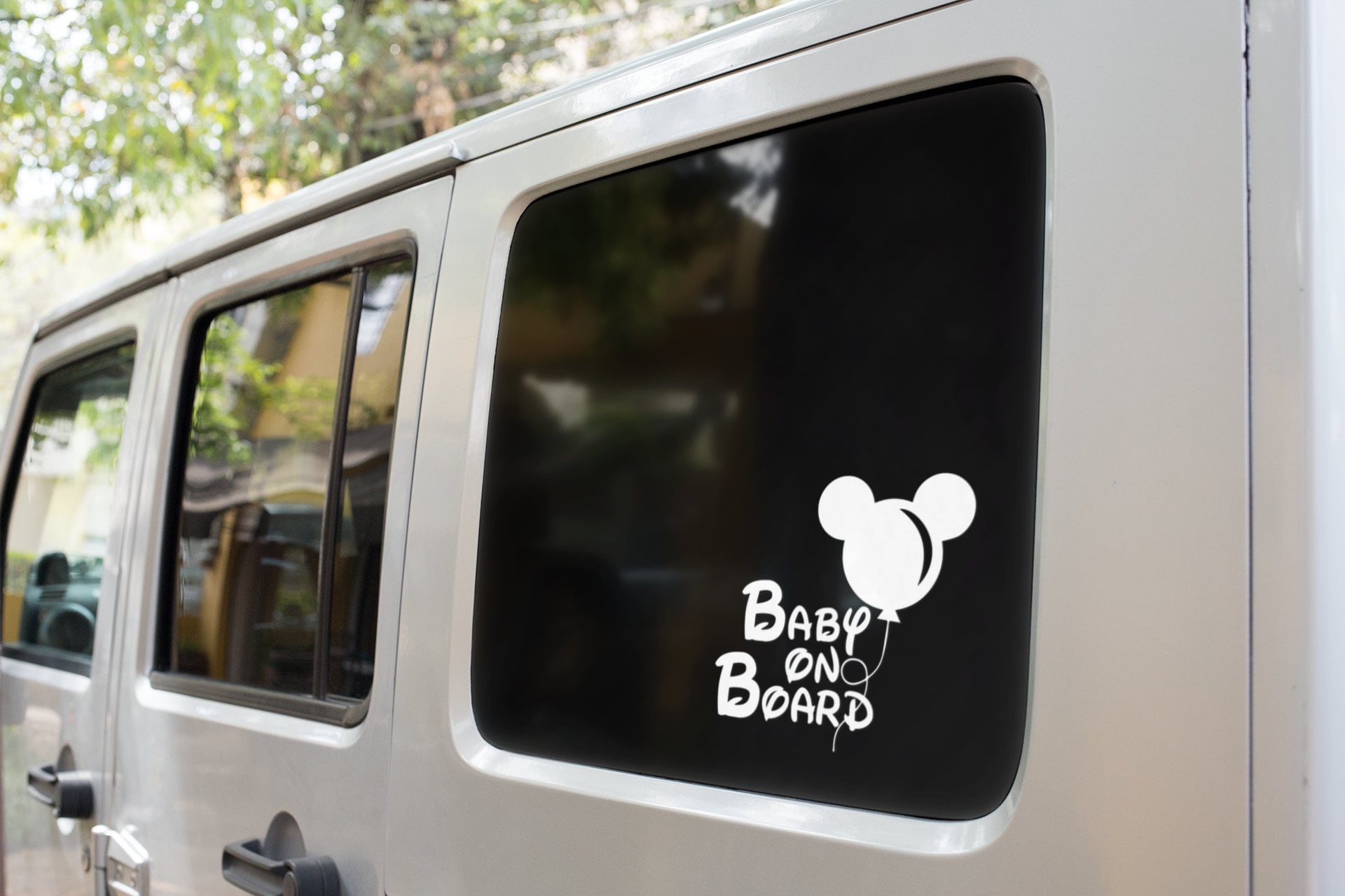 Disney Baby on Board Decal, Disney Baby Decal, Disney Sticker, Baby on ...