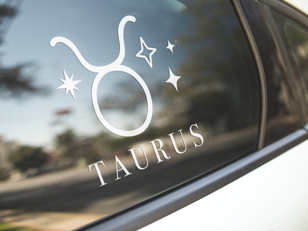 Taurus Decal, Taurus Car Decal, Taurus Sticker, Horoscope Decal, Gift ...