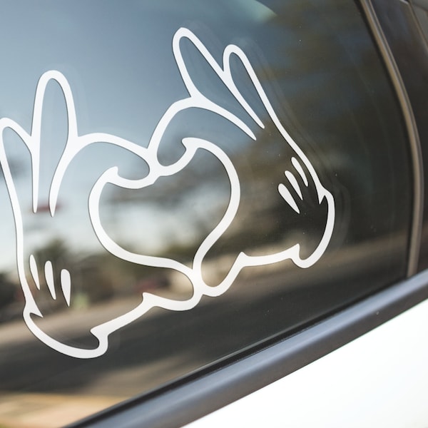 Mickey Mouse Car Decal - Etsy Canada