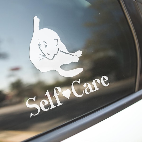 Cat Car Decal - Etsy