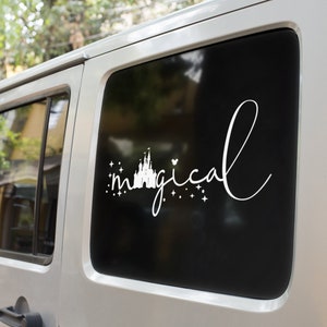 Disney Magical Car Decal, Disney Car Sticker, Disney World Decal ...