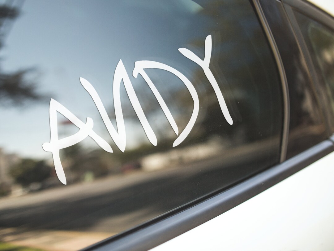 ANDY Decal, Disney Decal, Disney Car Sticker, Disney Gift, Toy Story ...