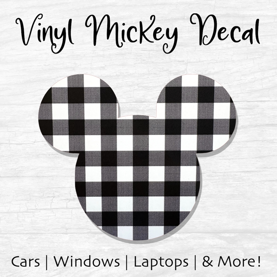 Mickey Mouse Decal, Disney Car Decal, Disney Car Sticker, Disney Gift ...