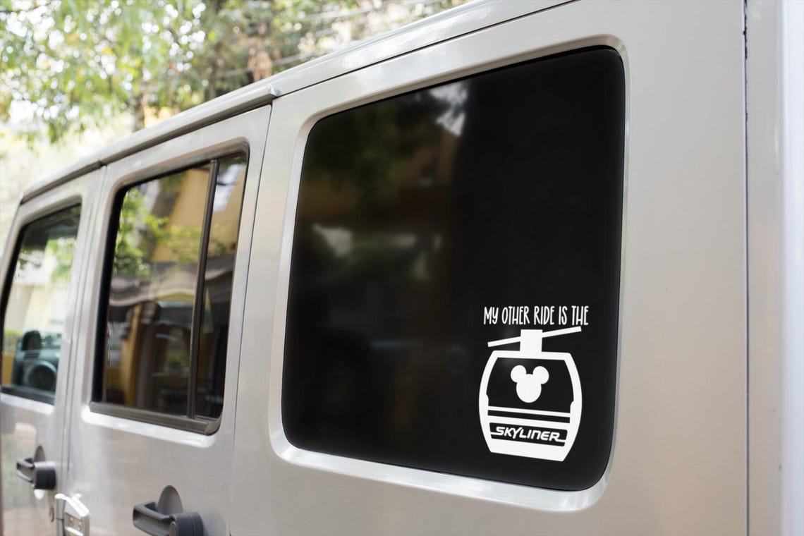 Disney Skyliner Decal, Disney Car Sticker, Disney World Decal, Disney ...