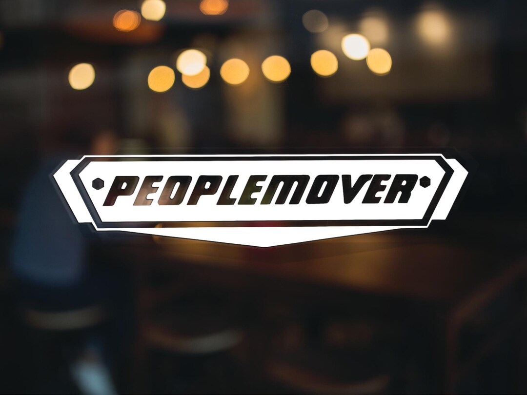 Peoplemover Decal, Disney Parks Decal, Disney Sticker, Disney Trip ...