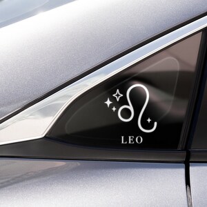 Leo Decal, Leo Car Decal, Leo Sticker, Horoscope Decal, Gift for Her ...