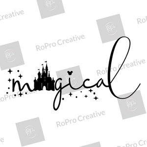 Disney Magical Car Decal, Disney Car Sticker, Disney World Decal ...