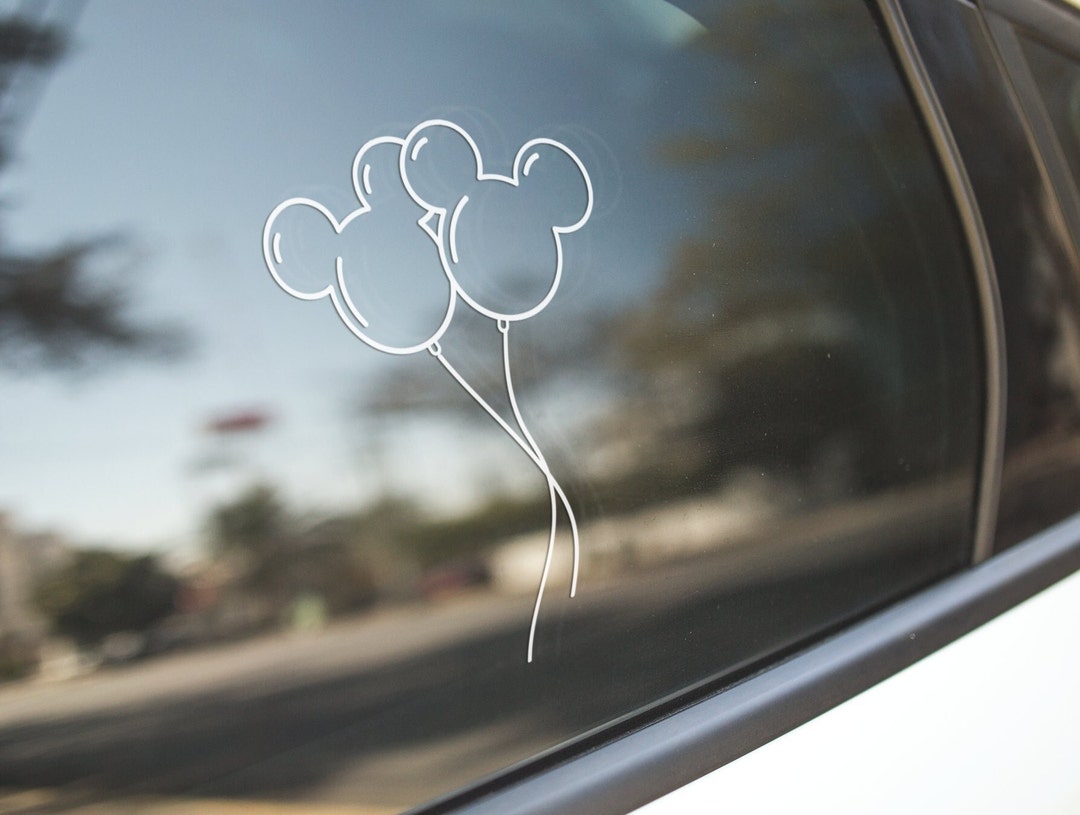 Mouse Ballons Decal, Disney Decal, Disney Car Sticker, Disney Gift ...
