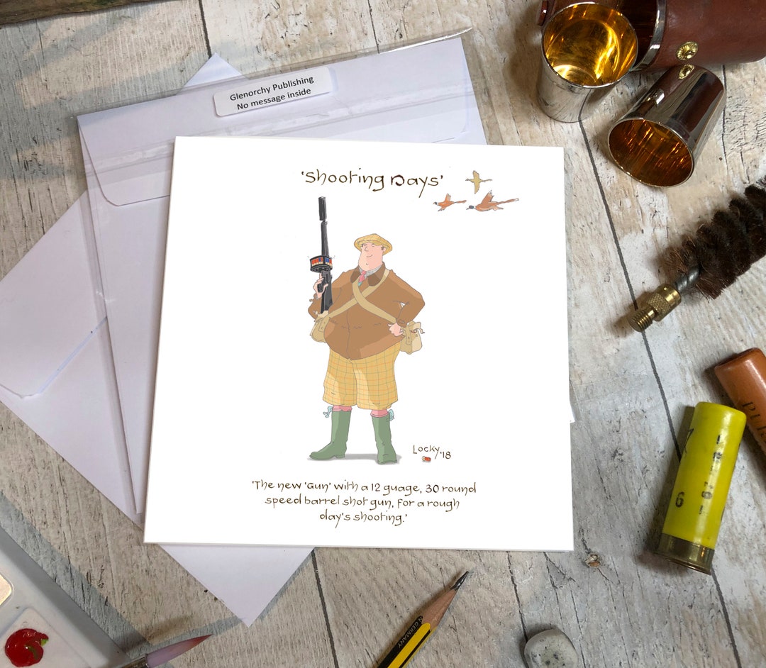 Shooting Days the New Gun......... Greetings Card Blank - Etsy