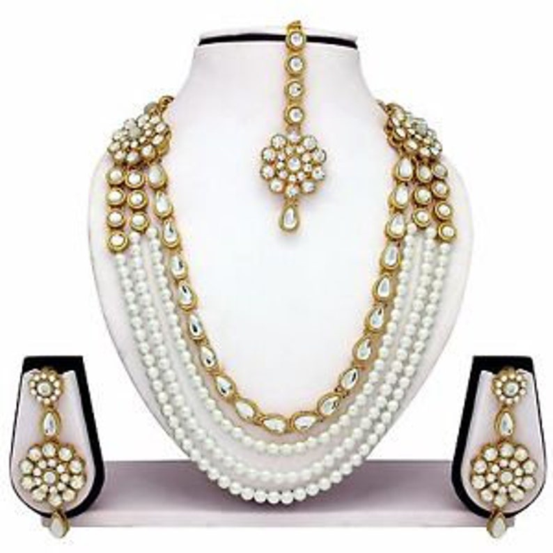 Customised Kundan Rani Set - Etsy UK