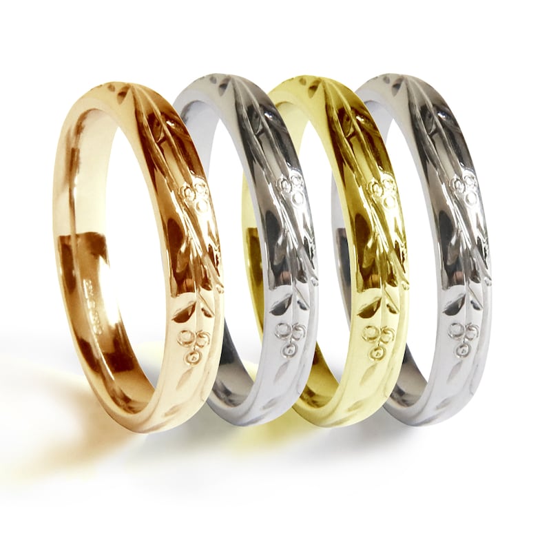 Engraved Wedding Band - Etsy