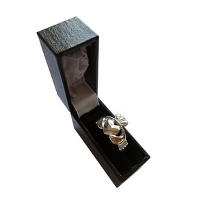 925 Solid Sterling Silver Men's Claddagh Signet Ring. Bespoke, Hand ...