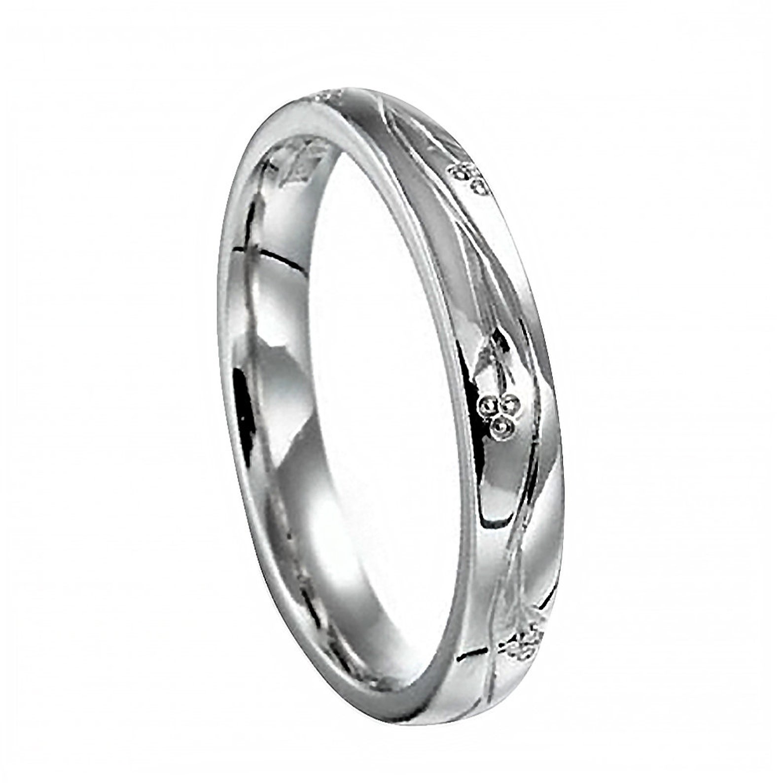 3mm Vintage Style Bespoke Hand Engraved Court Profile Wedding - Etsy