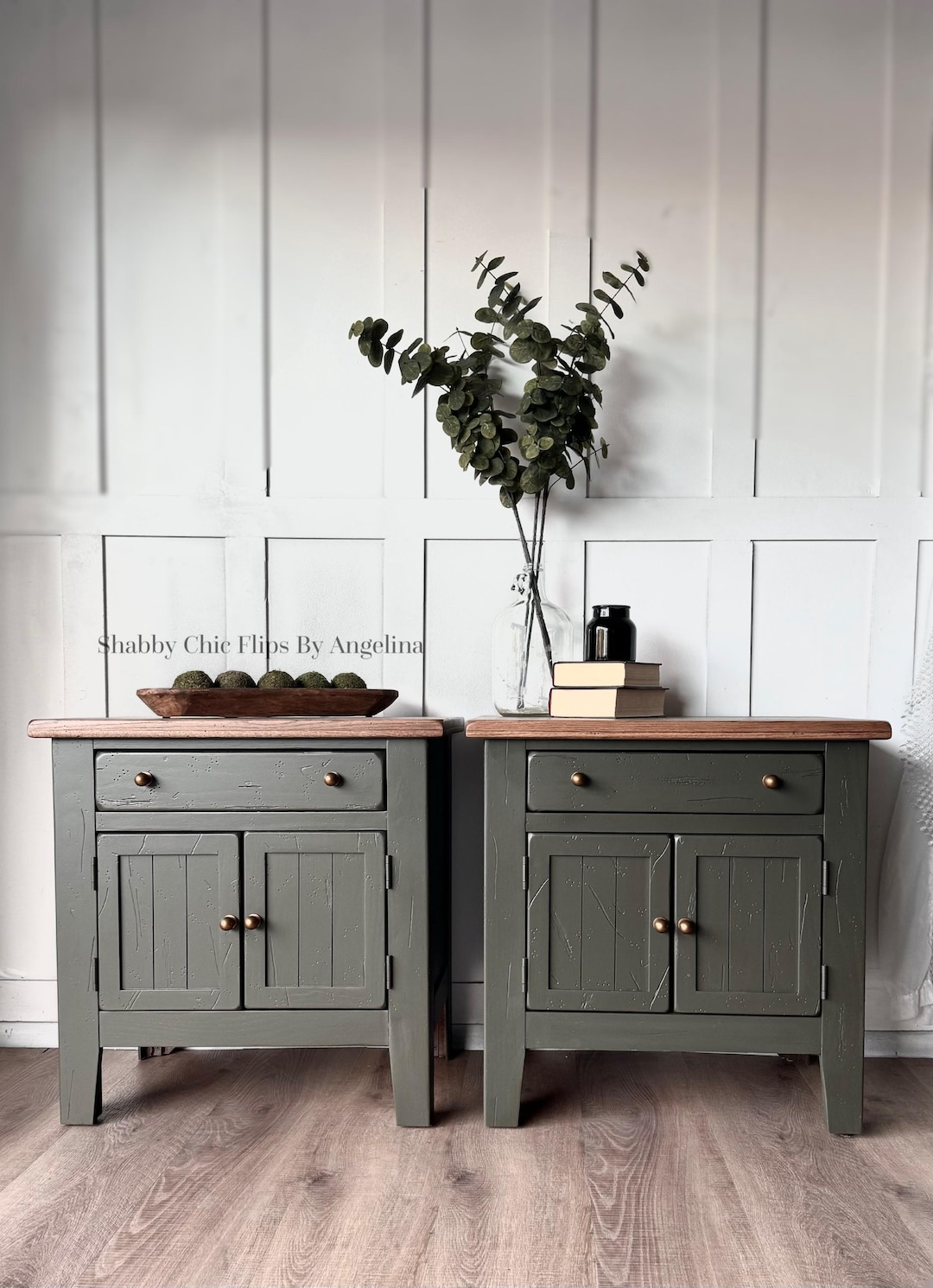 SOLD Hunter Green Nightstand Set Do NOT Purchase Here, DM to Purchase ...