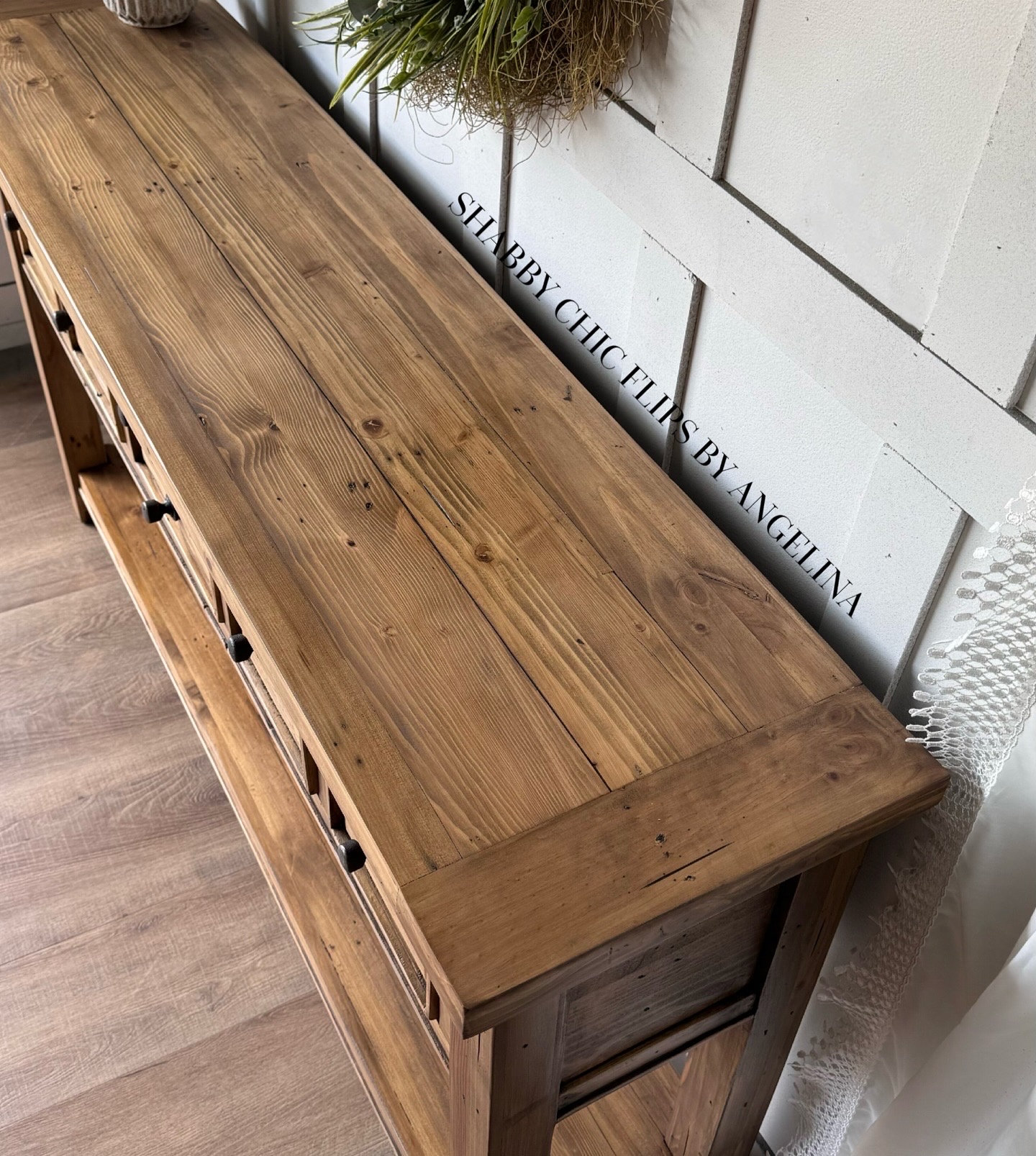 SOLD Solid Wood Table Console/buffet Shipping NOT Included. - Etsy