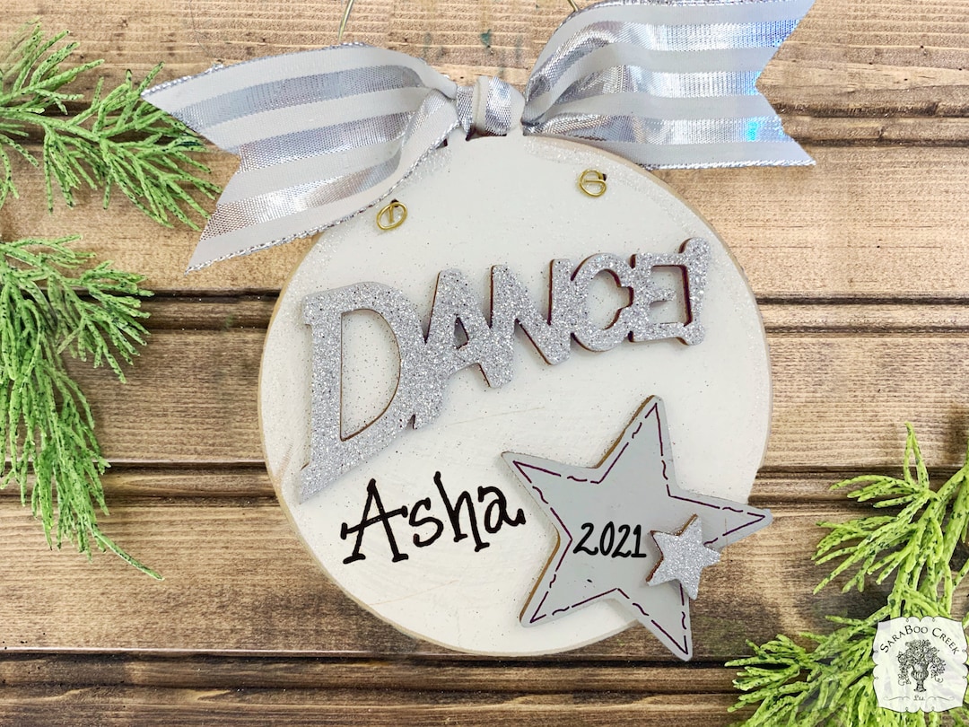 Dance Ornament - Personalized Dancer Christmas Ornament Dance, Handmade ...