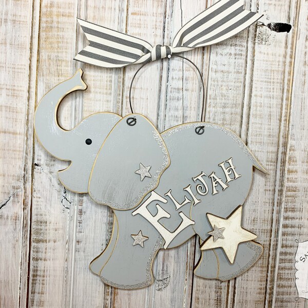 Elephant Wood Sign - Etsy