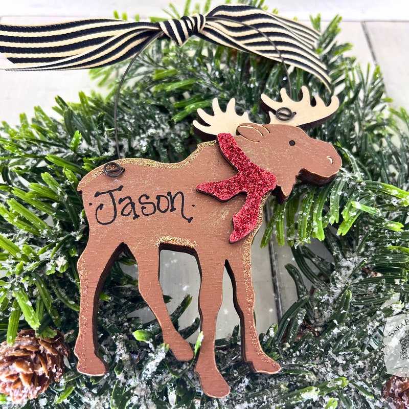 Moose Ornament - Etsy