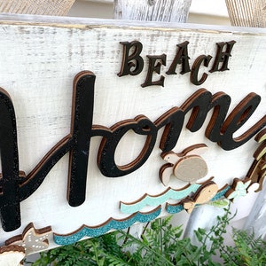 Beach House Sign Beach Themed Decor Pool Decor Beach Wall | Etsy