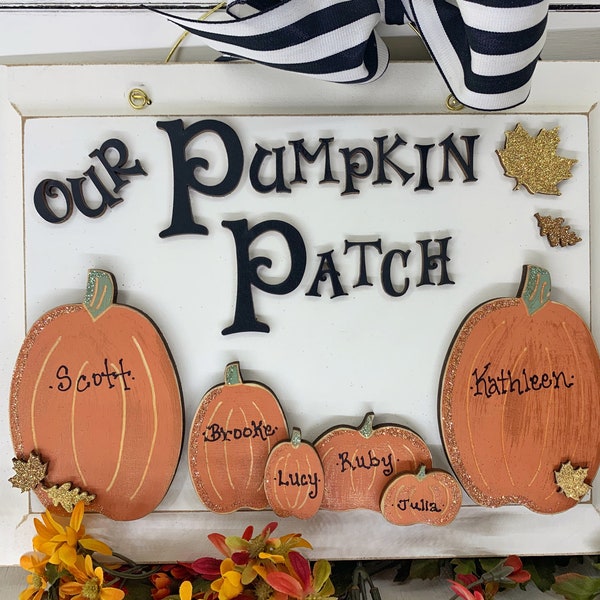 Wooden Pumpkin Sign - Etsy