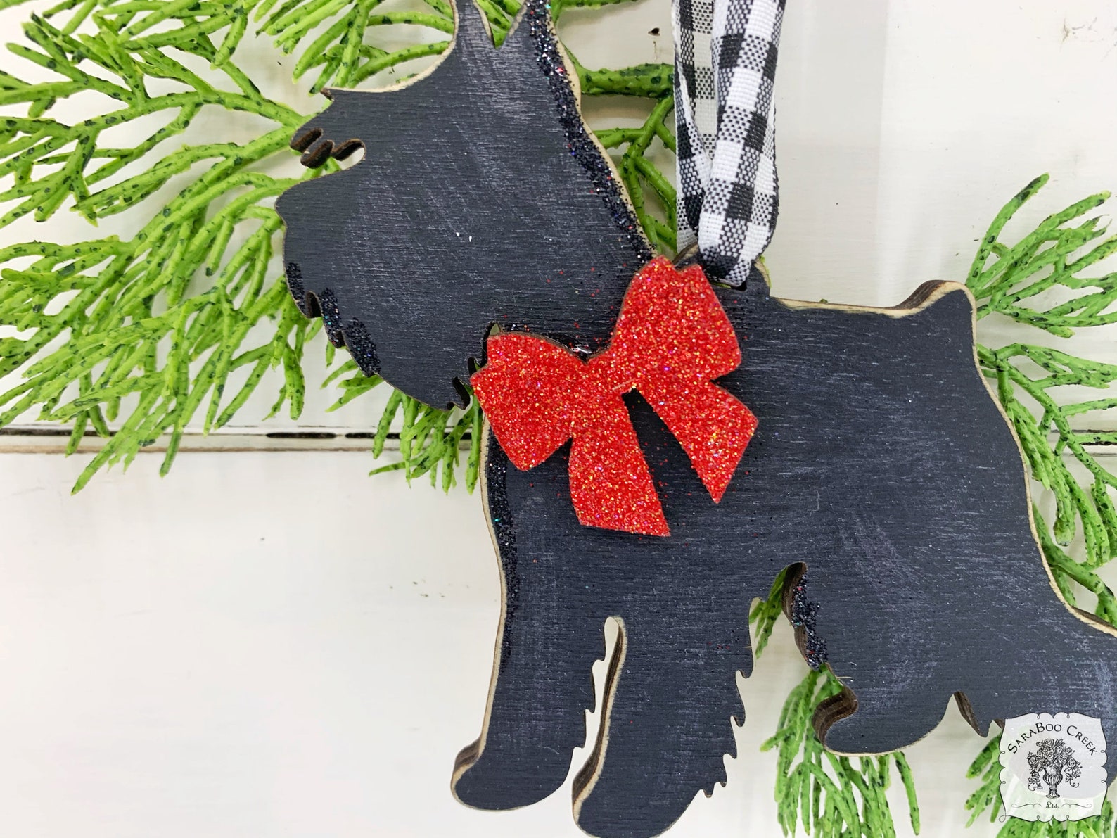 Schnauzer Ornament Miniature Schnauzer Black Schnauzer | Etsy