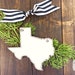 Texas Ornament Texas Gifts State of Texas Personalized Wood - Etsy