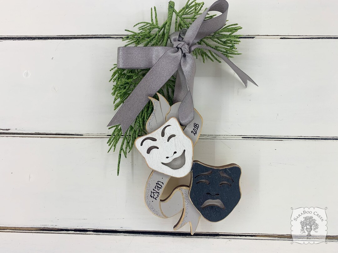 Theater Ornament, Drama Ornament, Actor or Actress Personalized ...