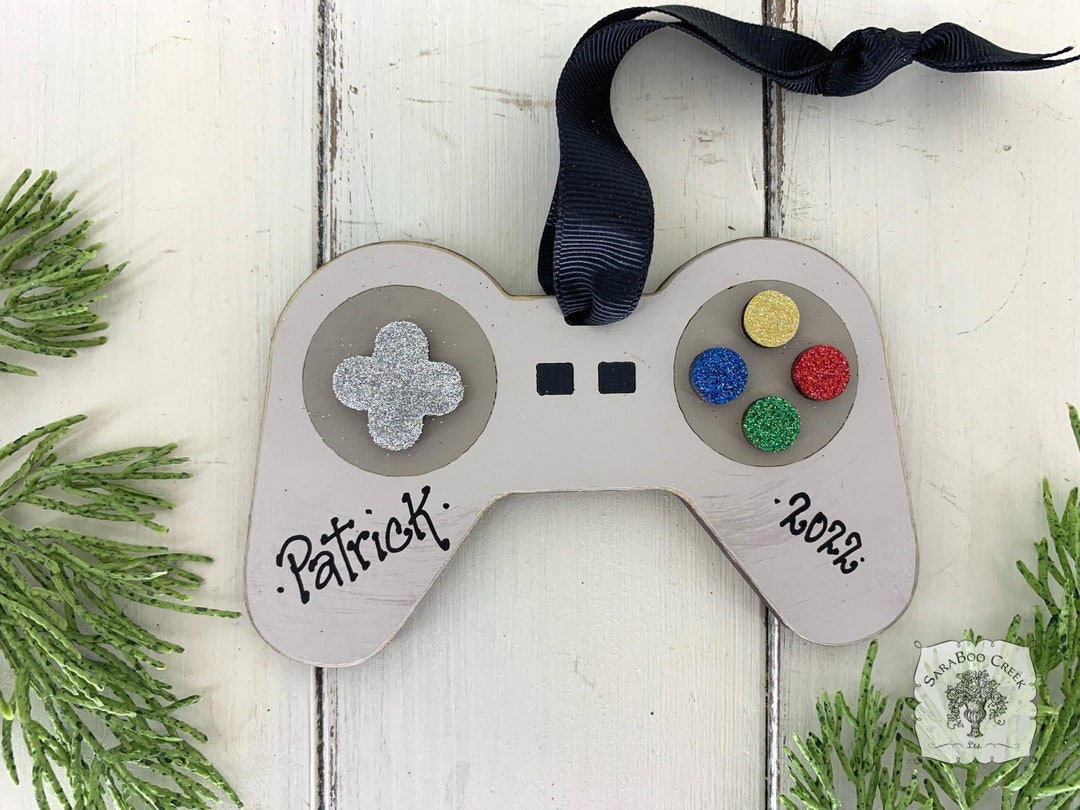 Gaming Ornament - Video Game Controller Ornament Personalized for Your ...
