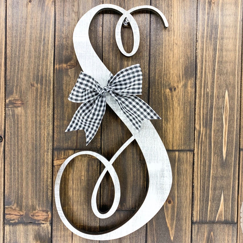 Front Door Monogram - Etsy