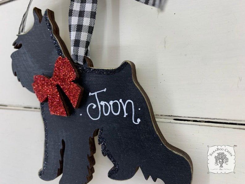 Schnauzer Ornament Miniature Schnauzer Black Schnauzer - Etsy