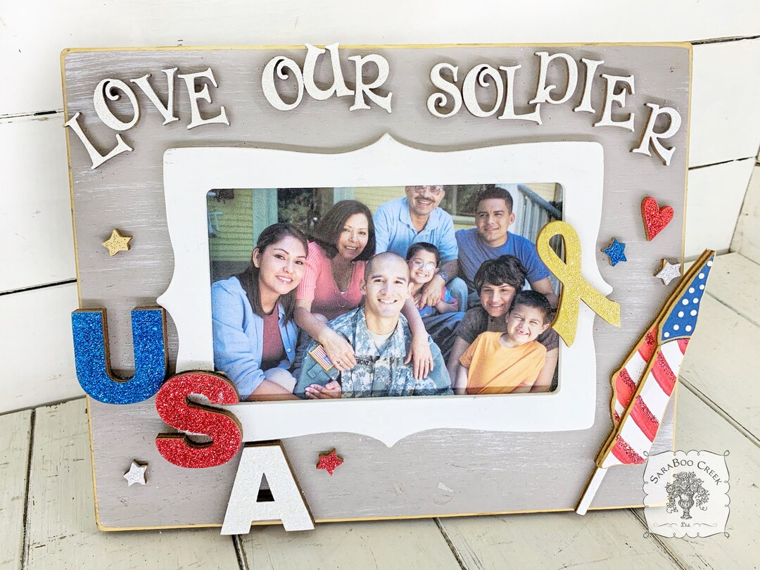 Military Gift, US Soldier Picture Frame, Military Mom, Military Wife ...